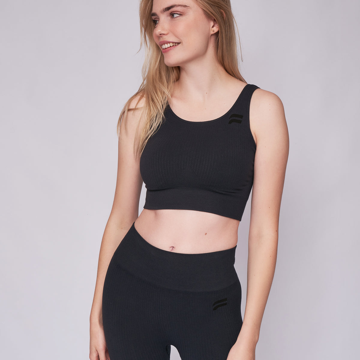 Essential Seamless Bra - Shadow Grey - Fortex Fitness